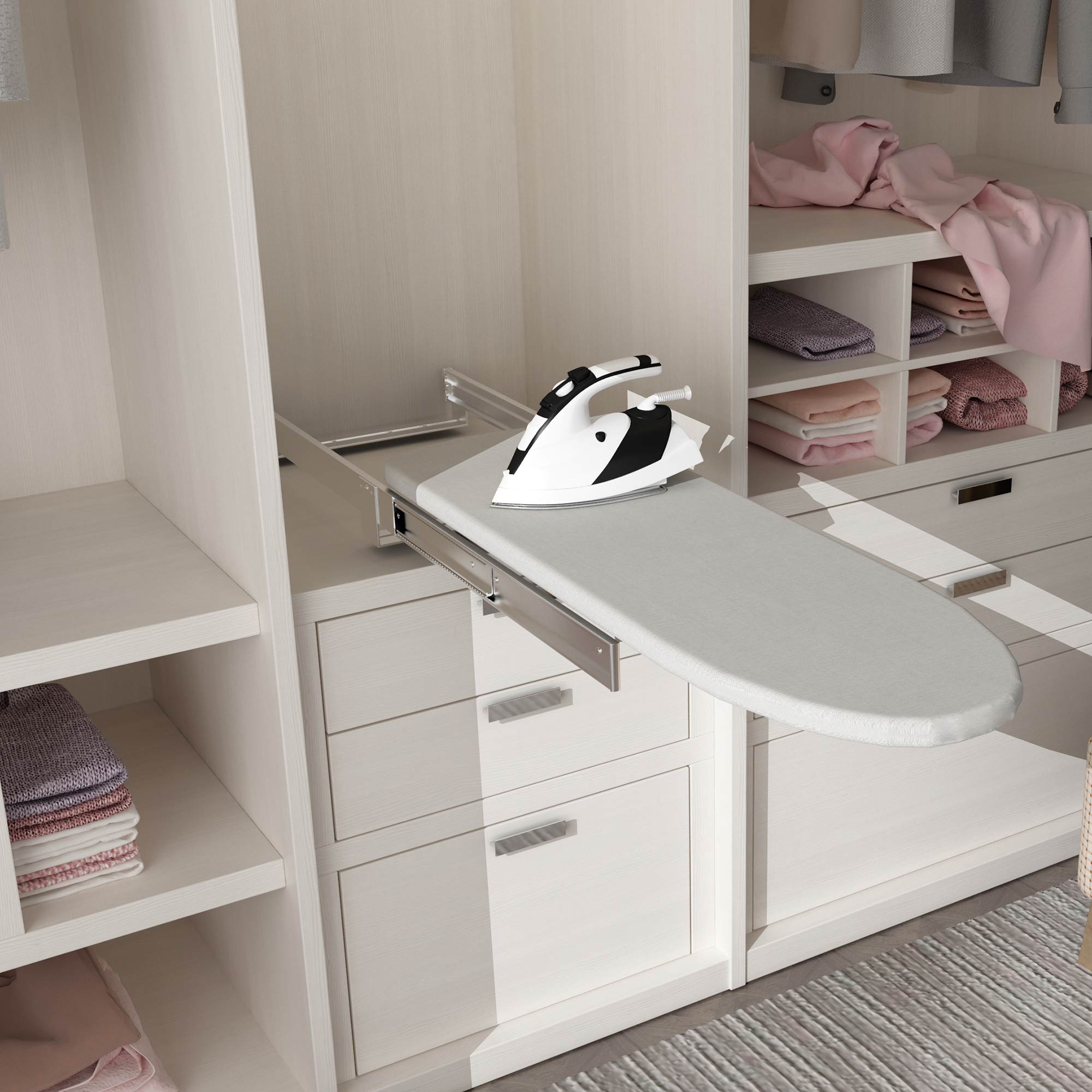 Maximizing Space: The Wall Mount Ironing Board Cabinet