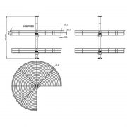 Lazy Susan Cabinet Organizer | Corner Cabinet Lazy Susan | Venace