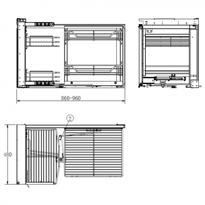 Magic Corner | Magic Corner Kitchen, Cabinet & Shelf | China Factory