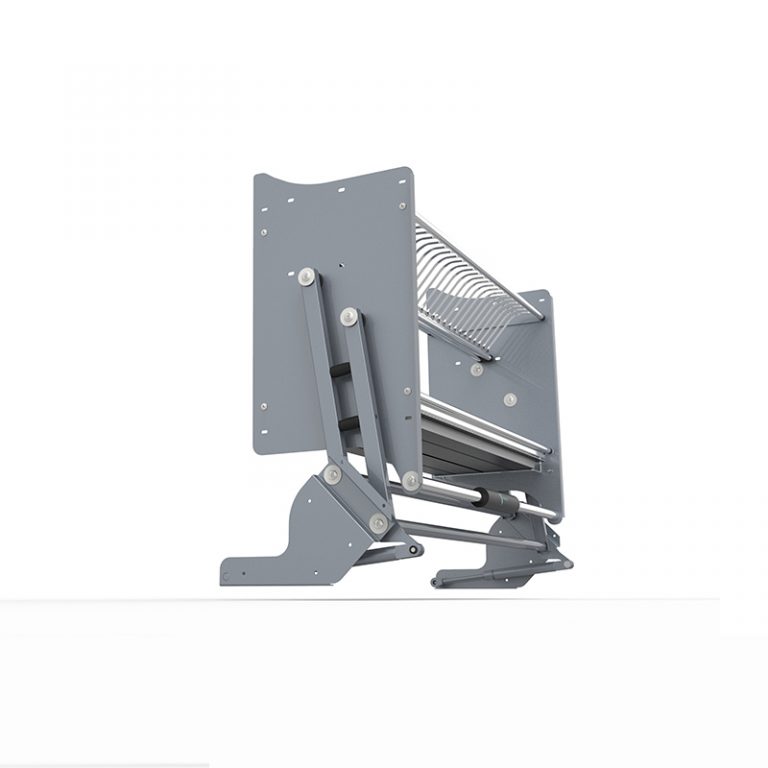 Hidden Dish Drying Rack | Pull Down Shelf for Overhead Storage