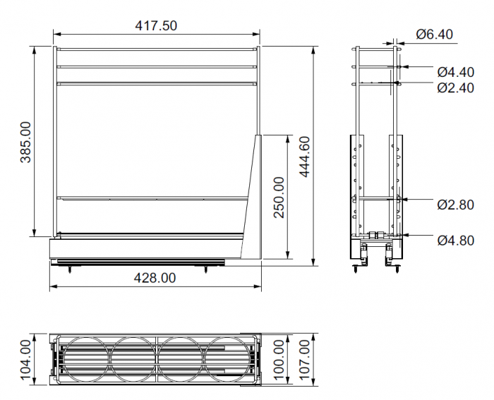 Pull out Cabinet Organizer | Pull out Wire Basket Organizer - Venace